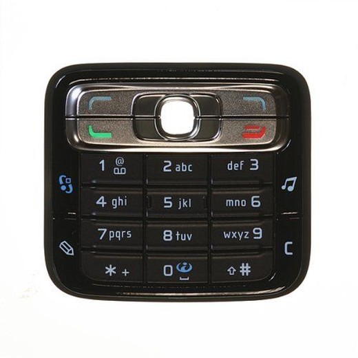 Keypad For Nokia N73 - Latin Silver Gray - Maxbhi.com