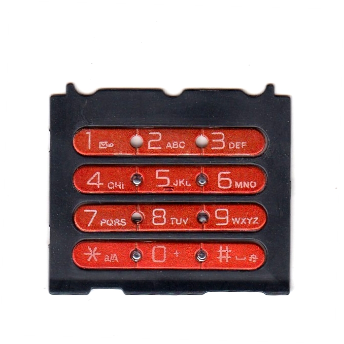 Keypad For Sony Ericsson W580i - Silver Red - Maxbhi.com