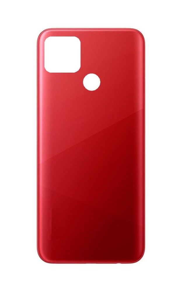 Back Panel Cover for Realme C12 - Red - Maxbhi.com