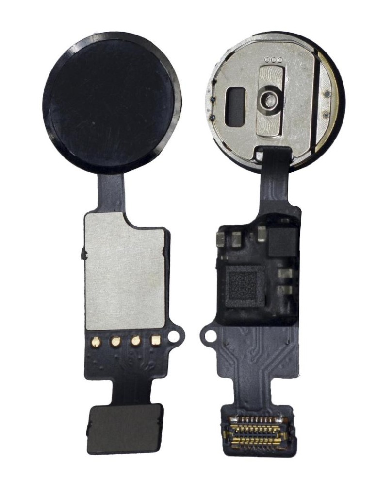 Home Button Complete for Apple iPhone 7 Black by Maxbhi.com