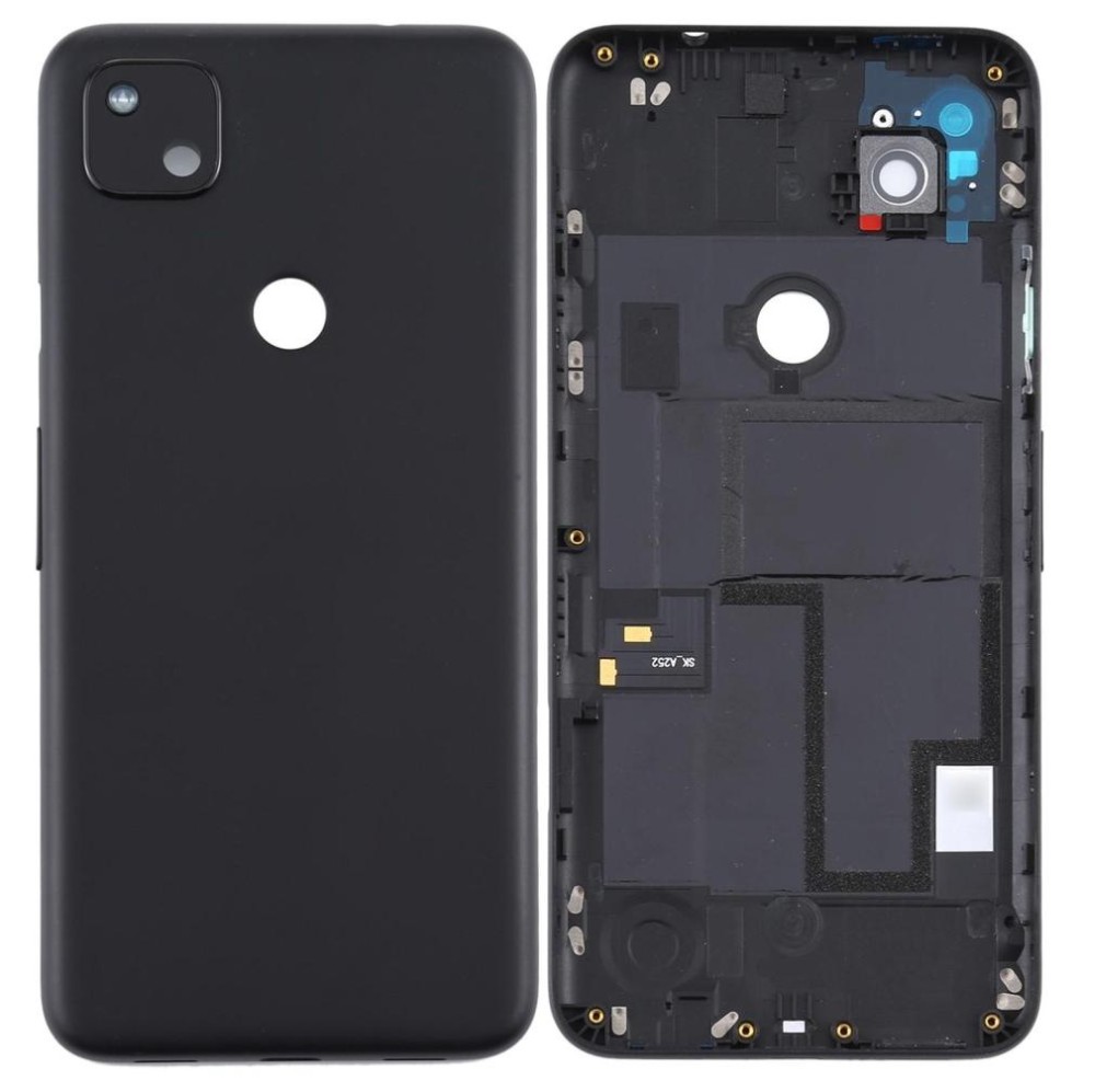 Back Panel Cover for Google Pixel 4a - Black - Maxbhi.com