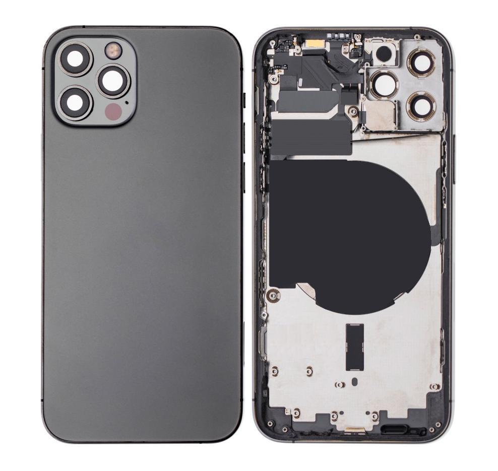Full Body Housing for Apple iPhone 12 Pro - Black - Maxbhi.com