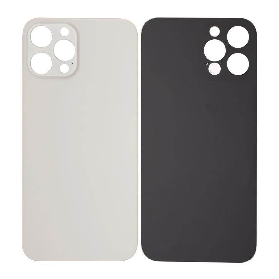 Back Panel Cover for Apple iPhone 12 Pro Max - Silver - Maxbhi.com