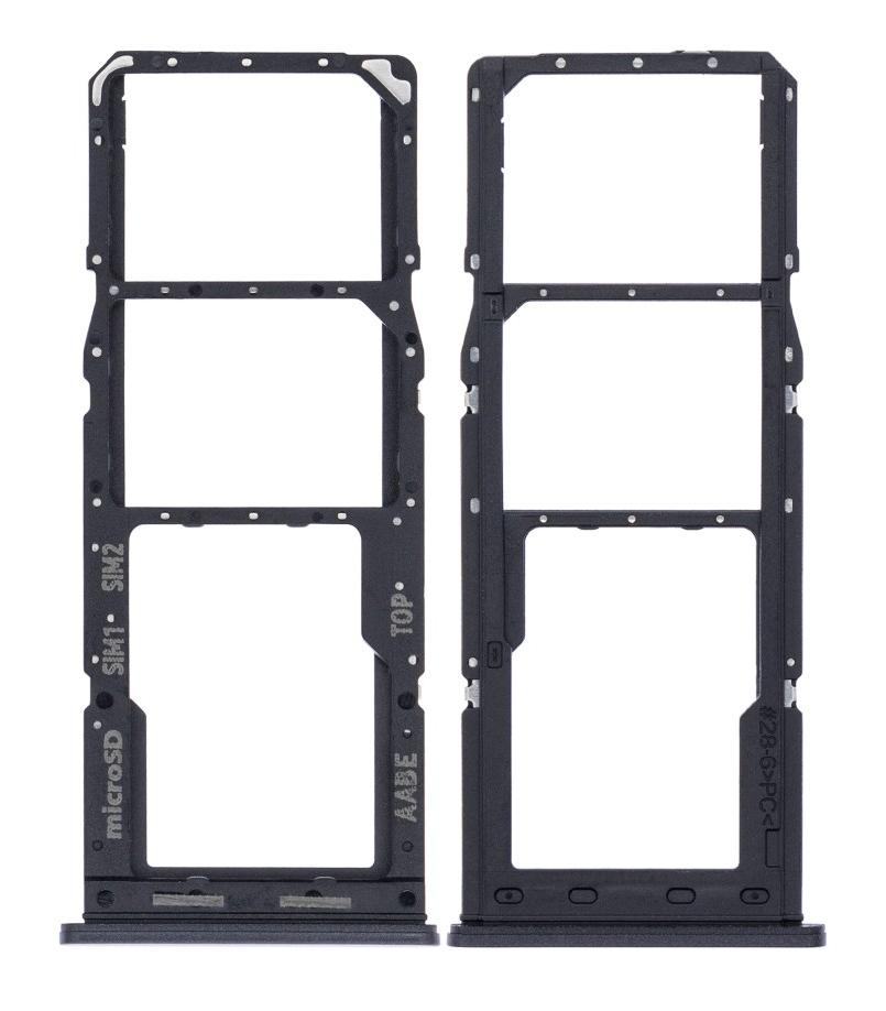 SIM Card Holder Tray for Samsung Galaxy A12 - Black - Maxbhi.com