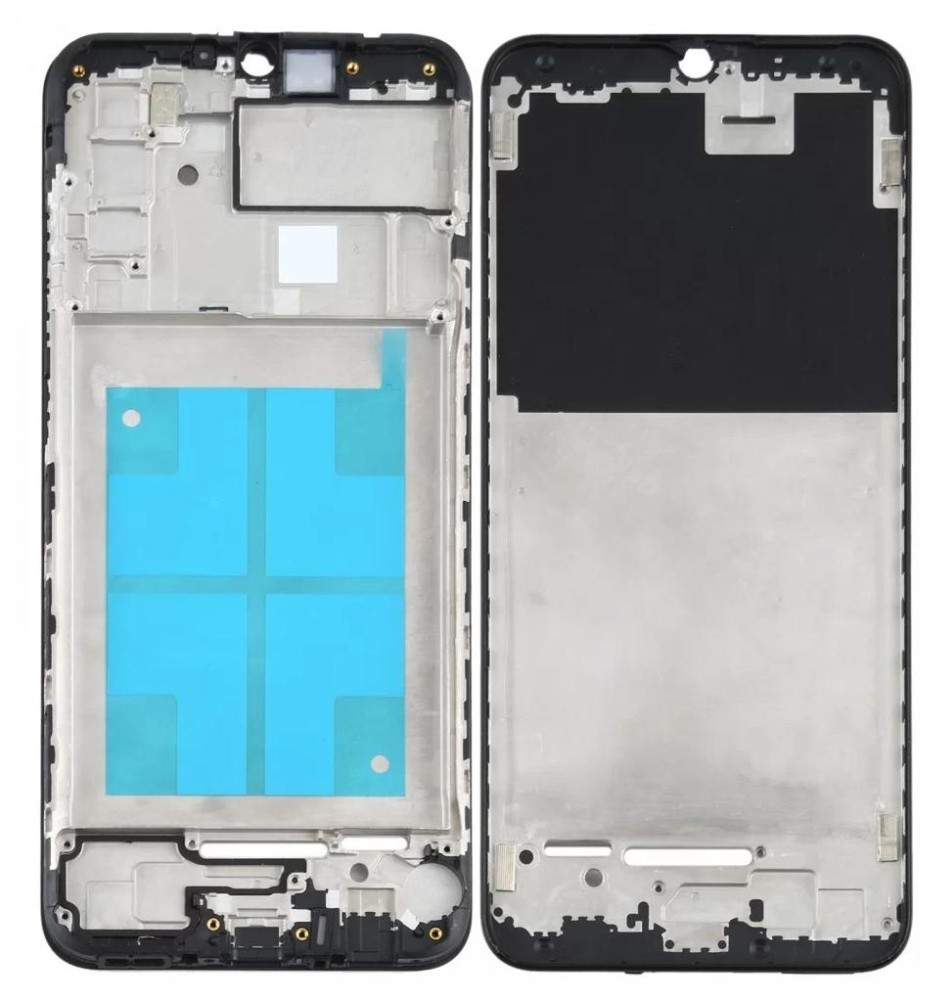 LCD Frame Middle Chassis for Samsung Galaxy A02s - White by Maxbhi.com
