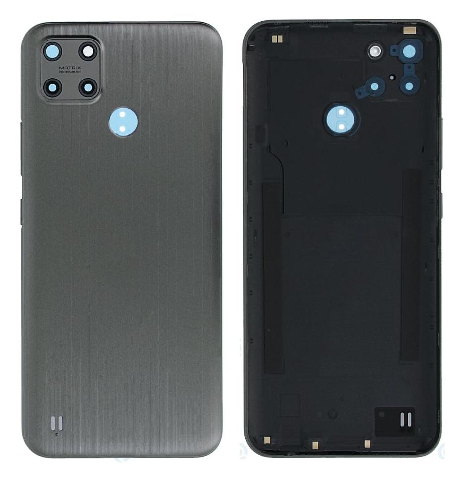 Back Panel Cover for Realme C25 - Black - Maxbhi.com