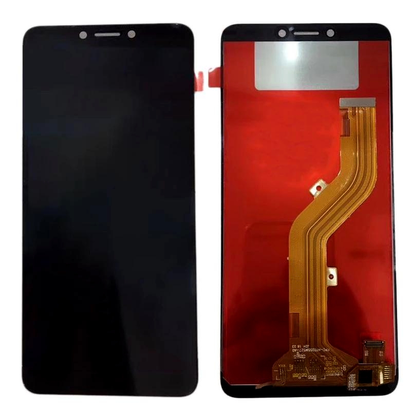 LCD with Touch Screen for itel S13 - Black by Maxbhi.com