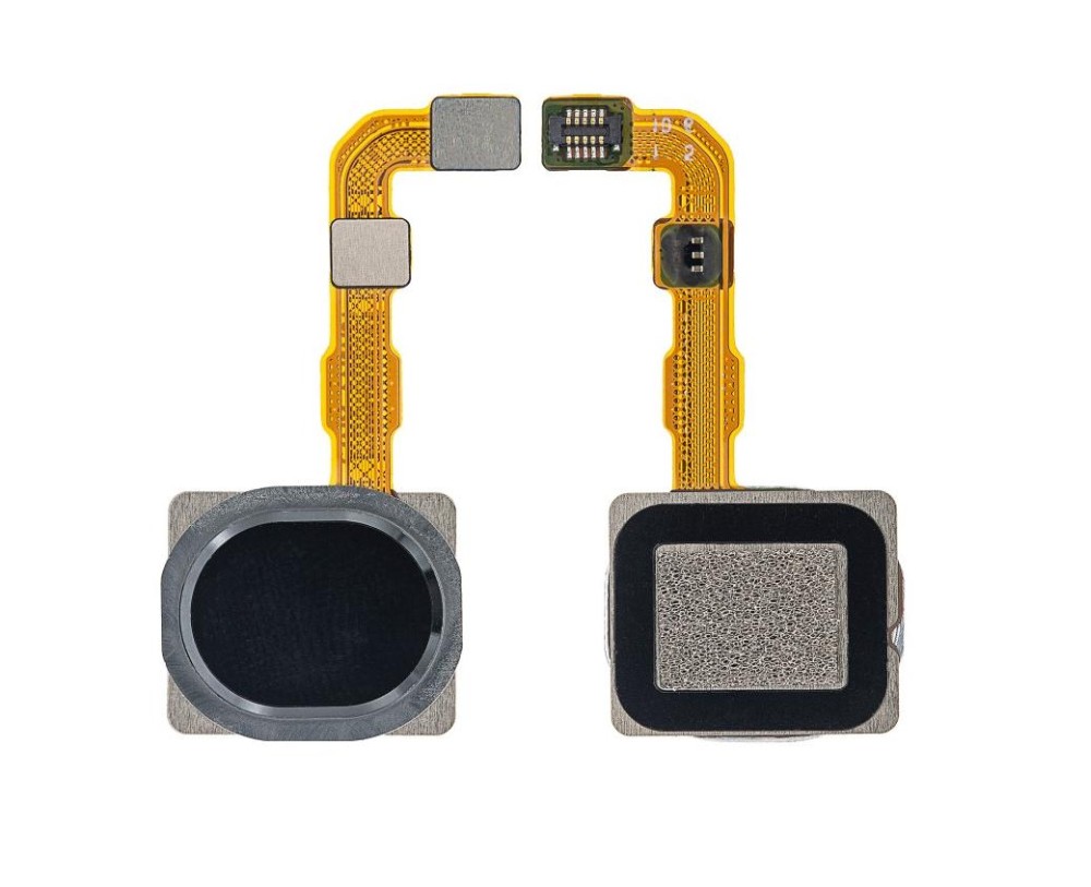 Fingerprint Sensor Flex Cable for Samsung Galaxy A20s Black by Maxbhi.com