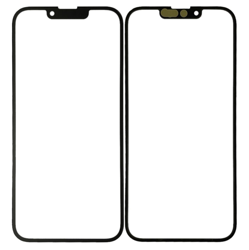 Replacement Front Glass for Apple iPhone 13 - Black by Maxbhi.com