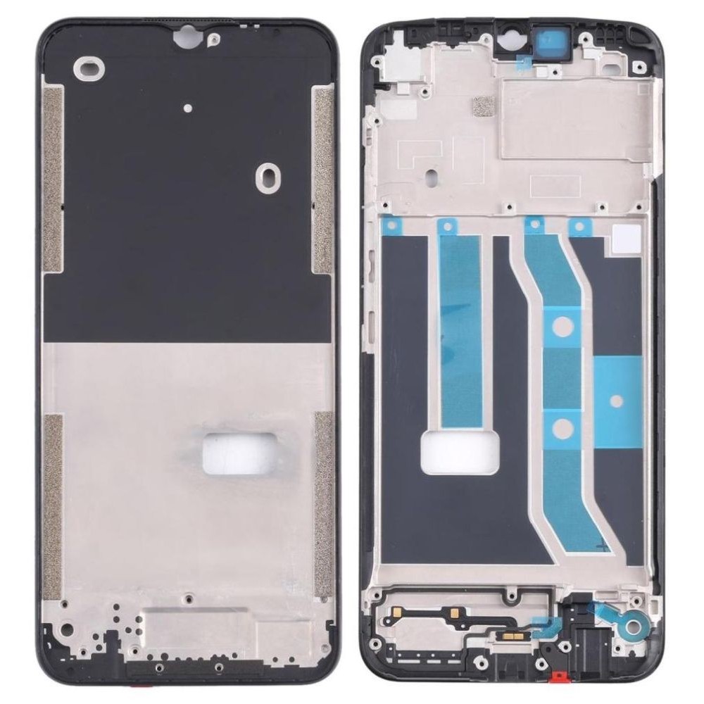 LCD Frame Middle Chassis for Realme C25Y - Black by Maxbhi.com
