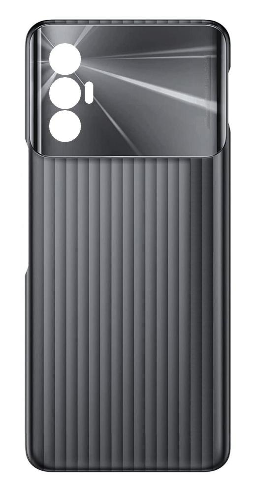 Back Panel Cover for Tecno Spark 8 Pro - Black - Maxbhi.com