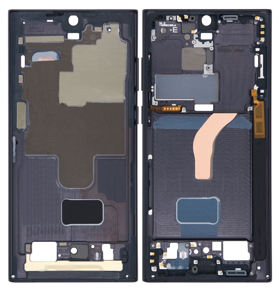 LCD Frame Middle Chassis for Samsung Galaxy S22 Ultra 5G - Black by ...
