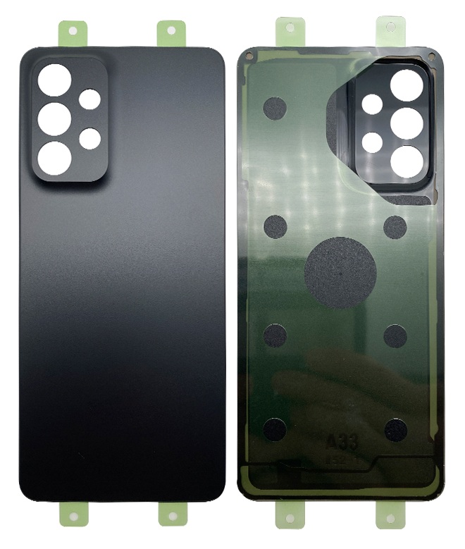 Back Panel Cover for Samsung Galaxy A33 5G - Black - Maxbhi.com