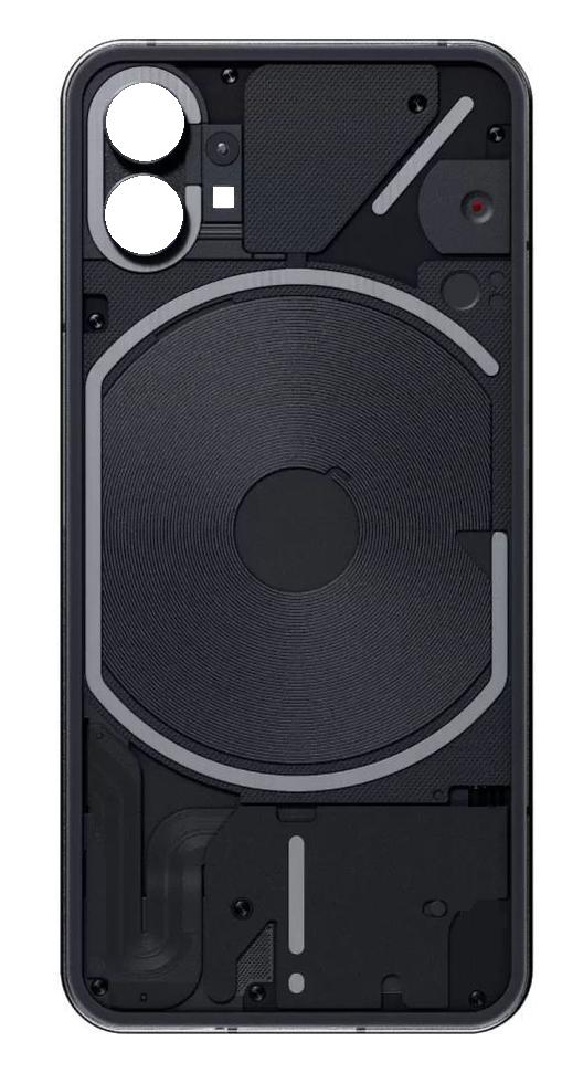 Back Panel Cover for Nothing phone 1 - Black - Maxbhi.com
