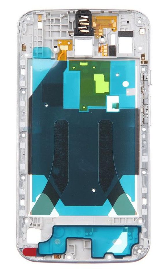 LCD Frame Middle Chassis for Moto X 2nd Generation - White by Maxbhi.com