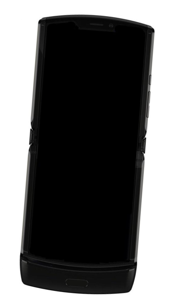 Home Button Outer for Motorola Razr 2019 Black by Maxbhi.com