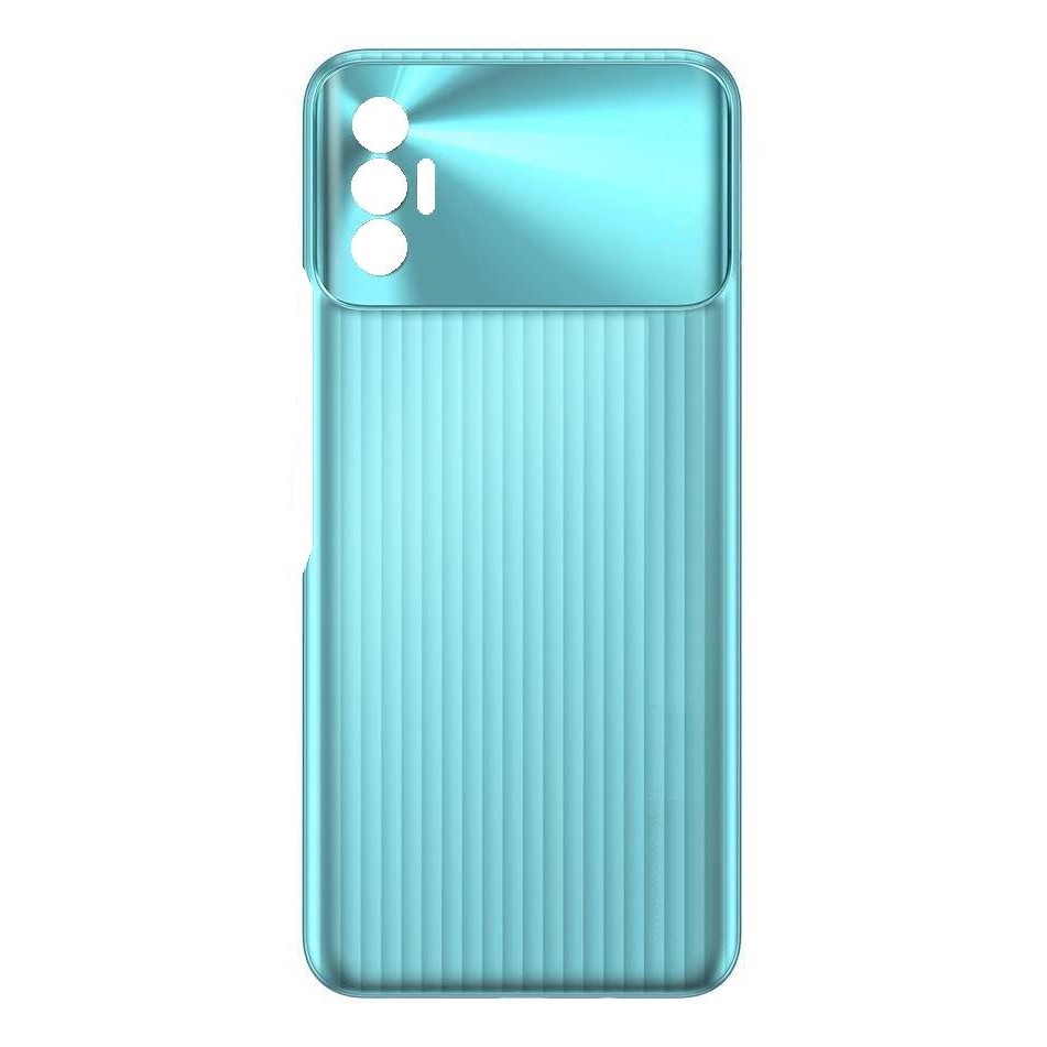 Back Panel Cover For Tecno Spark T India Cyan Maxbhi Com