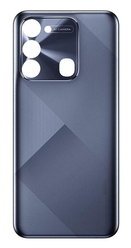 Back Panel Cover For Tecno Spark Black Maxbhi Com