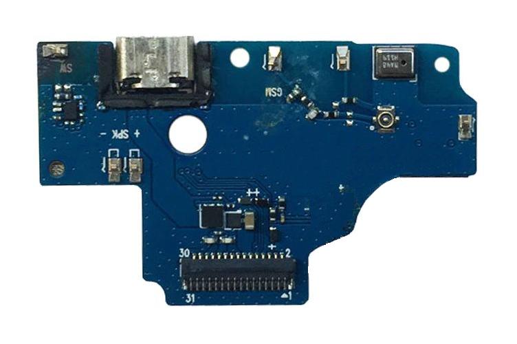 Charging Connector Flex PCB Board for HTC Wildfire E1 by Maxbhi.com