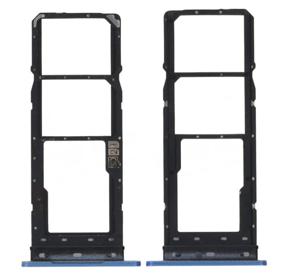 SIM Card Holder Tray for Motorola Moto E30 - Blue - Maxbhi.com