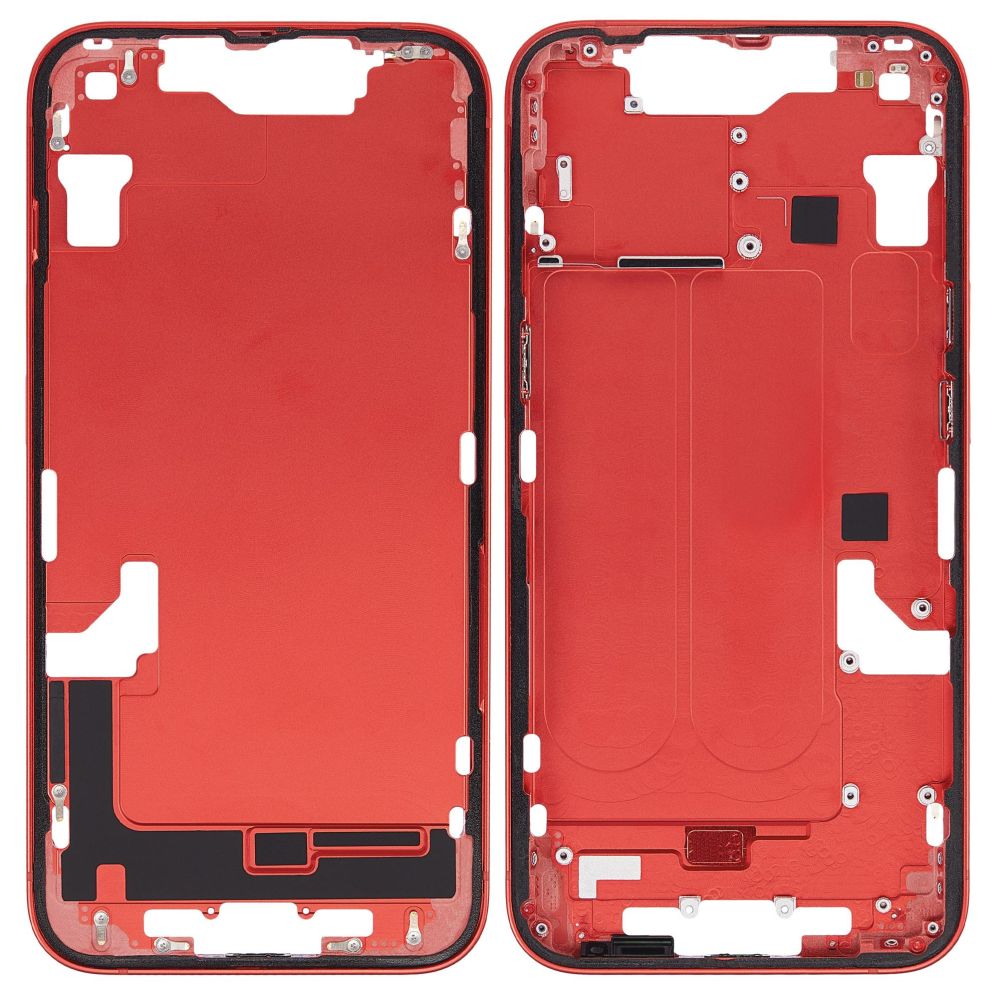 LCD Frame Middle Chassis for Apple iPhone 14 - Red by Maxbhi.com