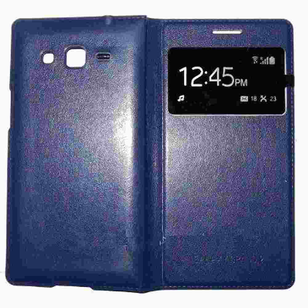 Flip Cover for Samsung Galaxy Grand 2 SM-G7102 with dual SIM - Blue - Maxbhi.com