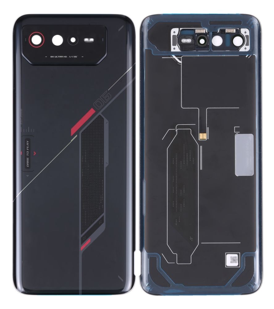 Back Panel Cover for Asus ROG Phone 6 - Black - Maxbhi.com
