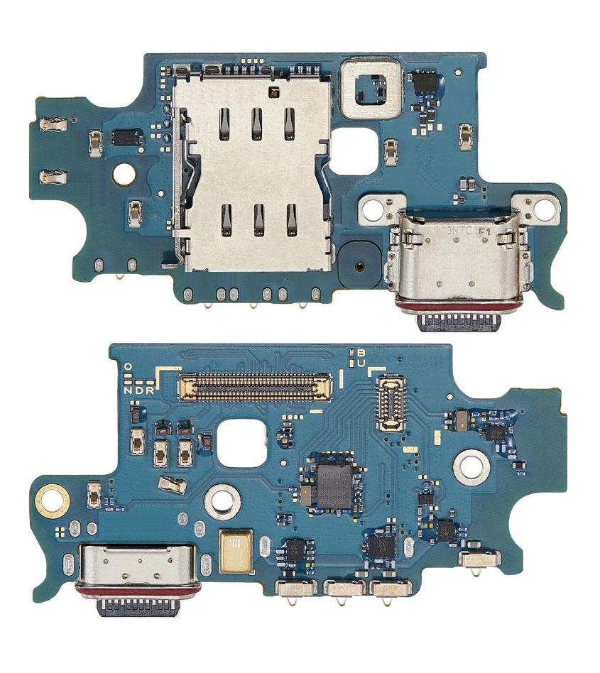 Charging Connector Flex PCB Board for Samsung Galaxy S23 Plus by Maxbhi.com