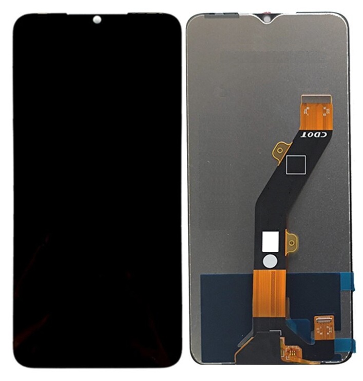 LCD with Touch Screen for Infinix Smart 7 India - Black by Maxbhi.com