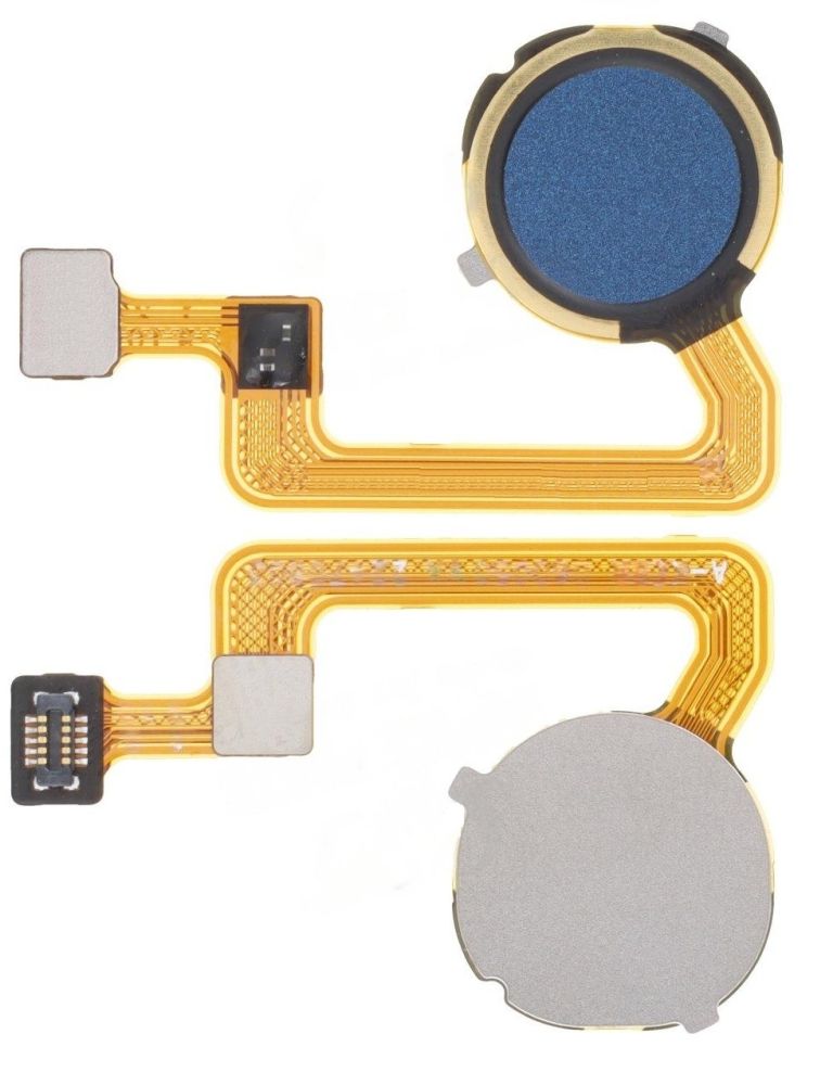 Fingerprint Sensor Flex Cable for Xiaomi Redmi 12C Blue by Maxbhi.com
