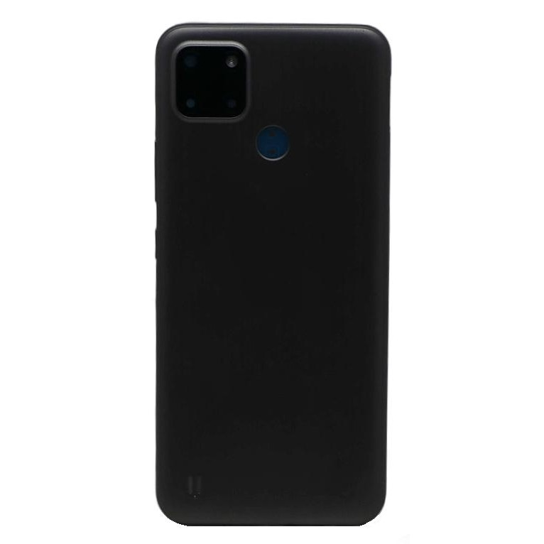 Back Panel Cover for Realme C25Y - Black - Maxbhi.com