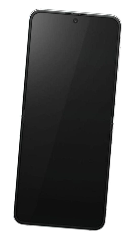 LCD Frame Middle Chassis for Samsung Galaxy Z Flip5 - White by Maxbhi.com