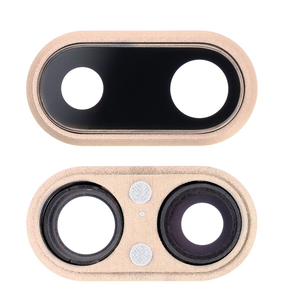 Camera Lens Glass with Frame for Apple iPhone 8 Plus Gold by Maxbhi.com