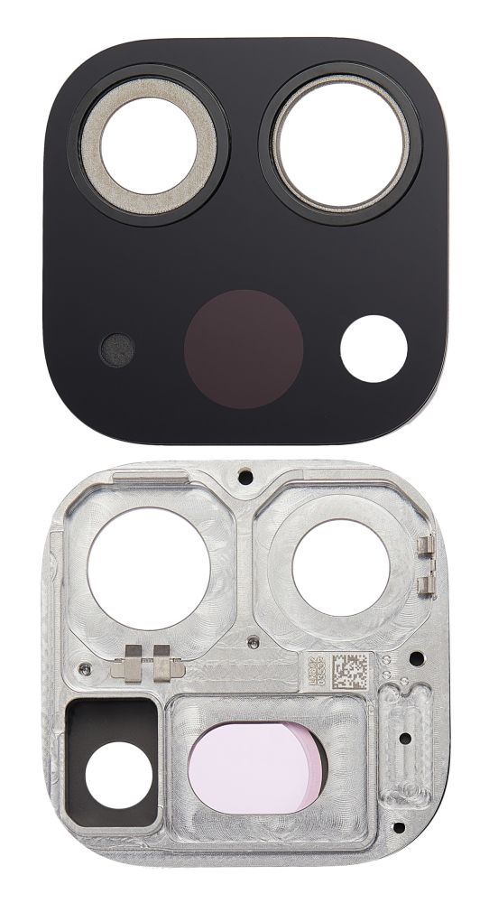 Camera Lens Glass with Frame for Apple iPad Pro 12.9 2021 Black by ...