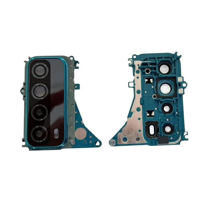 Camera Lens Glass with Frame for Huawei Y7a Green by Maxbhi.com