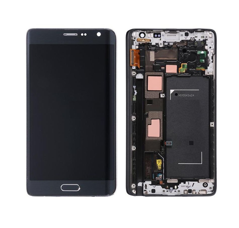 LCD with Touch Screen for Samsung Galaxy Note Edge - Black by Maxbhi.com
