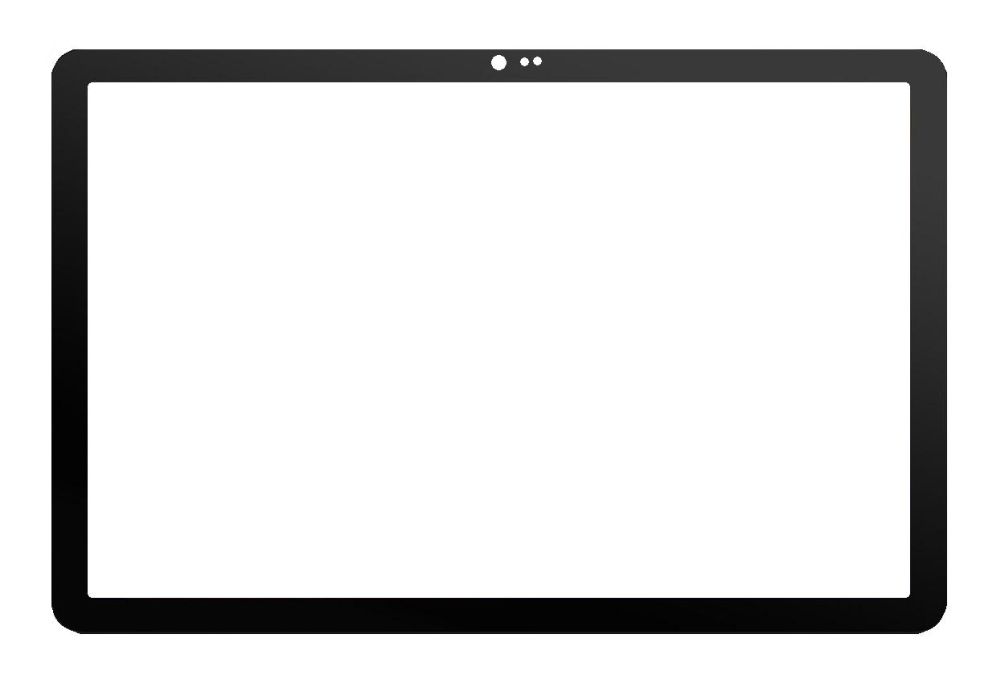 Replacement Front Glass for TCL Tab 10s 5G - White by Maxbhi.com