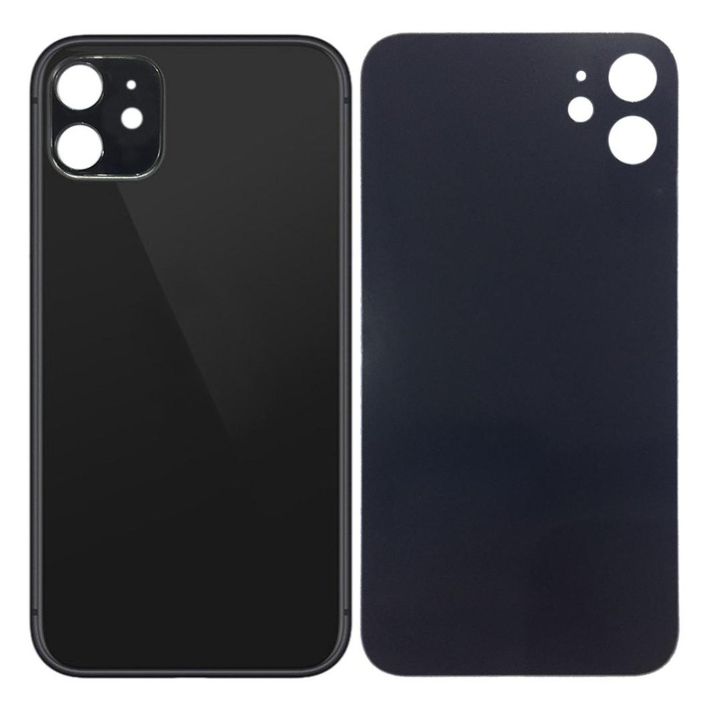 Back Panel Cover for Apple iPhone 11 - Black - Maxbhi.com