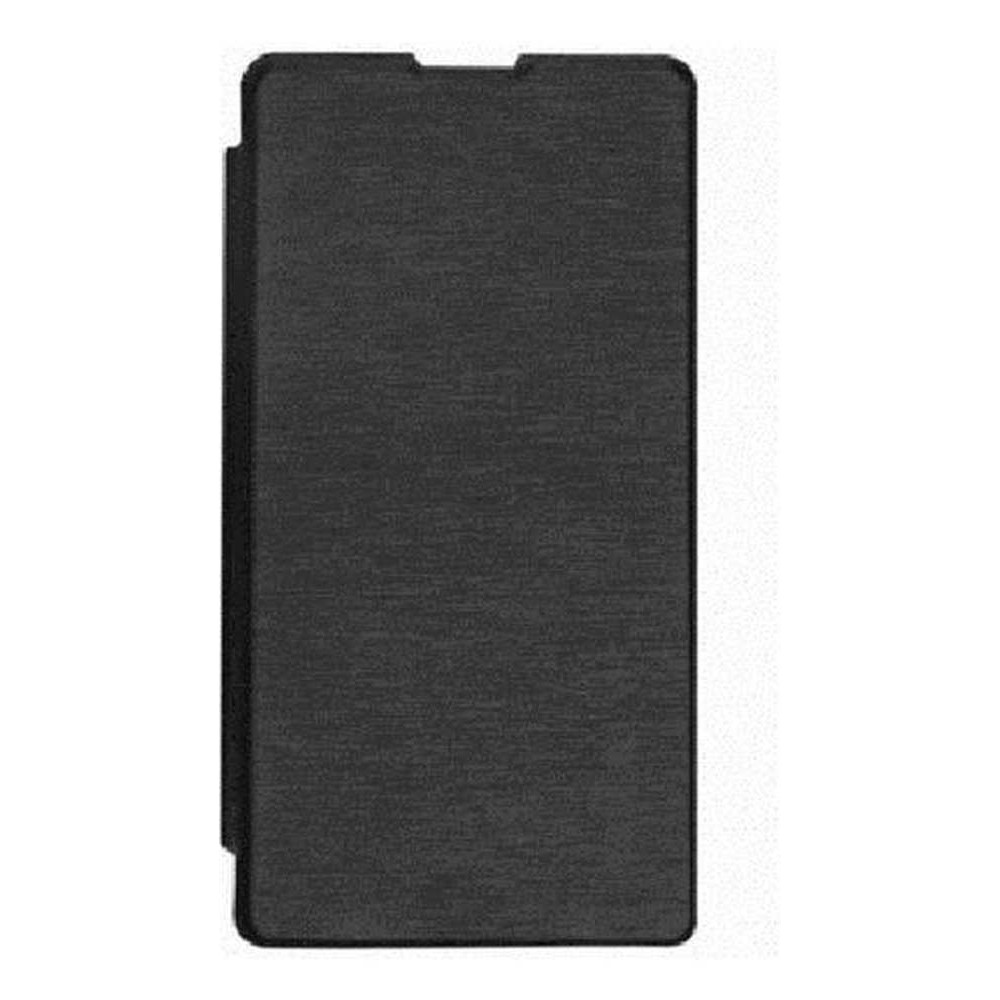 Flip Cover for Intex Aqua Slice - Black by Maxbhi.com