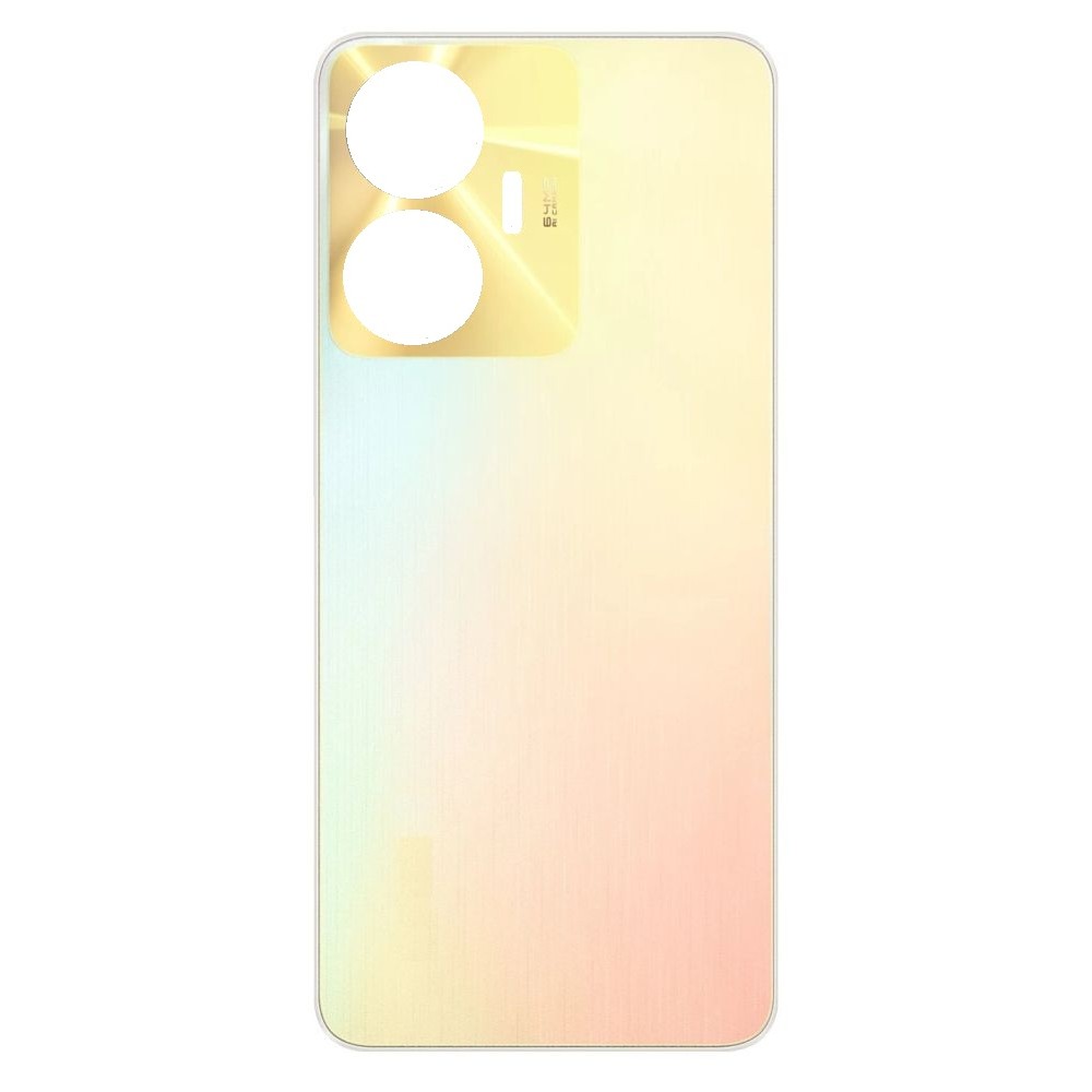 Back Panel Cover for Realme C55 - Yellow - Maxbhi.com