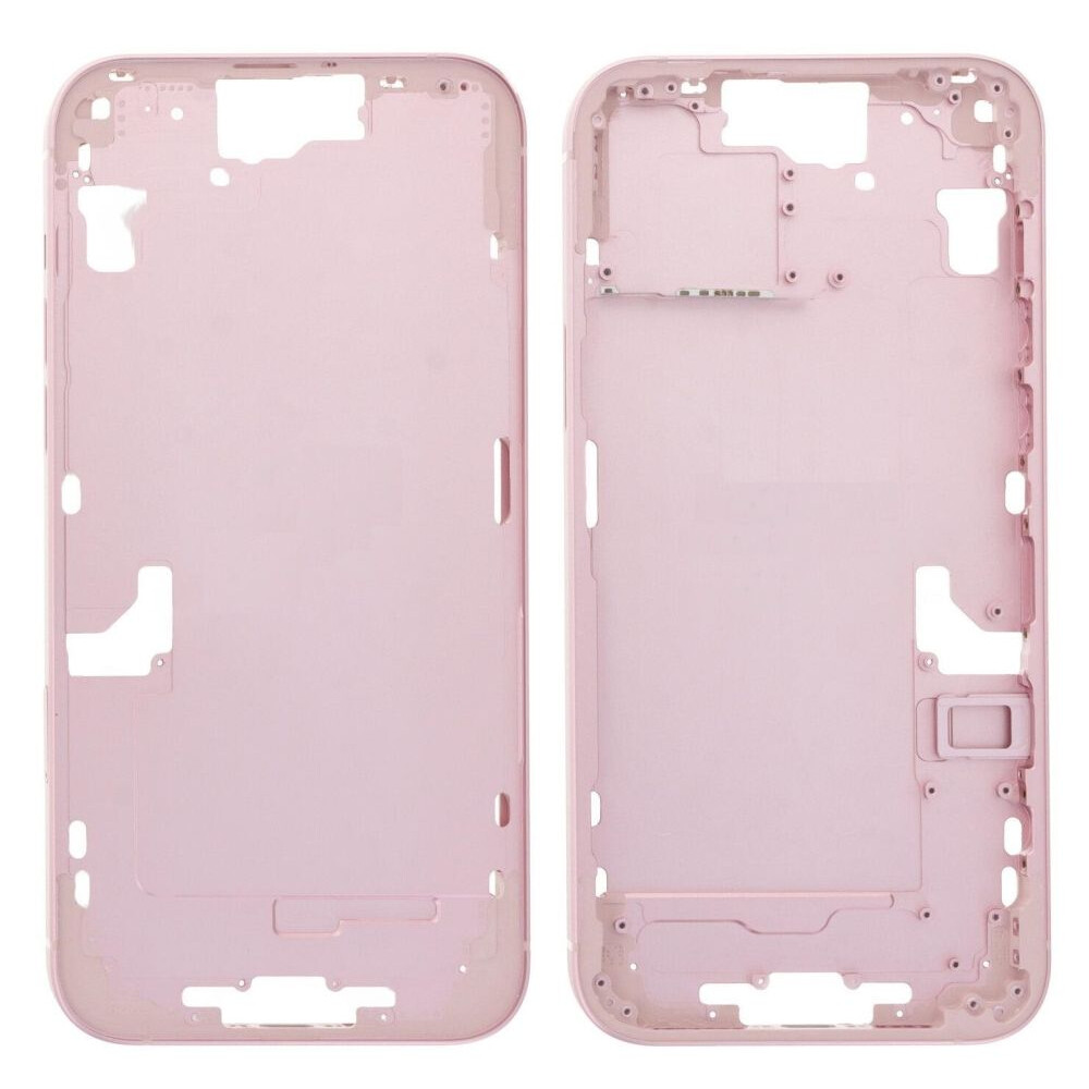 LCD Frame Middle Chassis for Apple iPhone 15 - Pink by Maxbhi.com