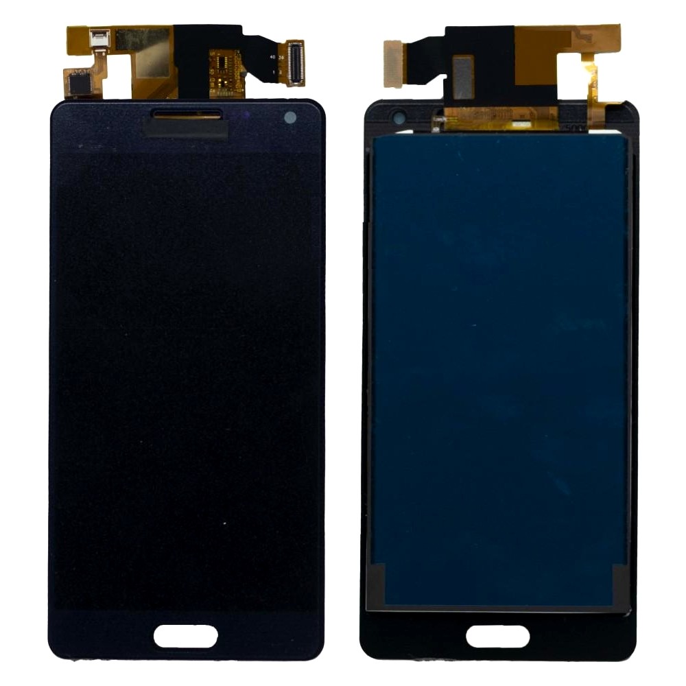 LCD with Touch Screen for Samsung Galaxy A5 A500FU - Black by Maxbhi.com