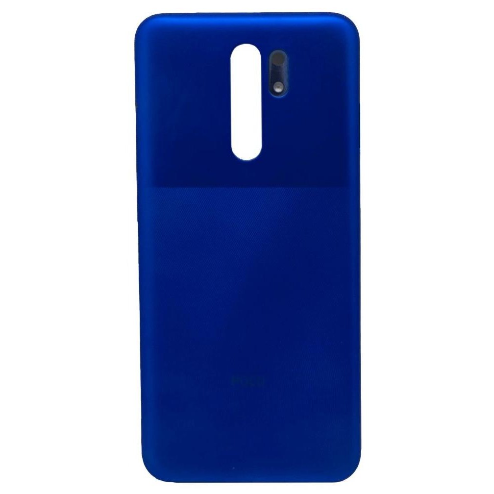 Back Panel Cover for Xiaomi Poco M2 - Blue - Maxbhi.com