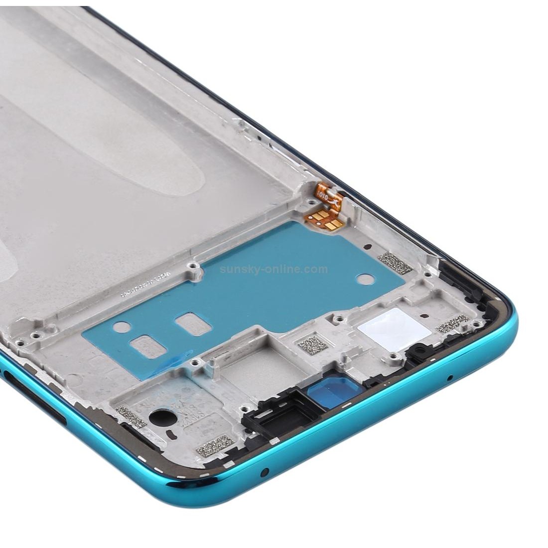 LCD Frame Middle Chassis for Xiaomi Redmi Note 9 Pro - Blue by Maxbhi.com