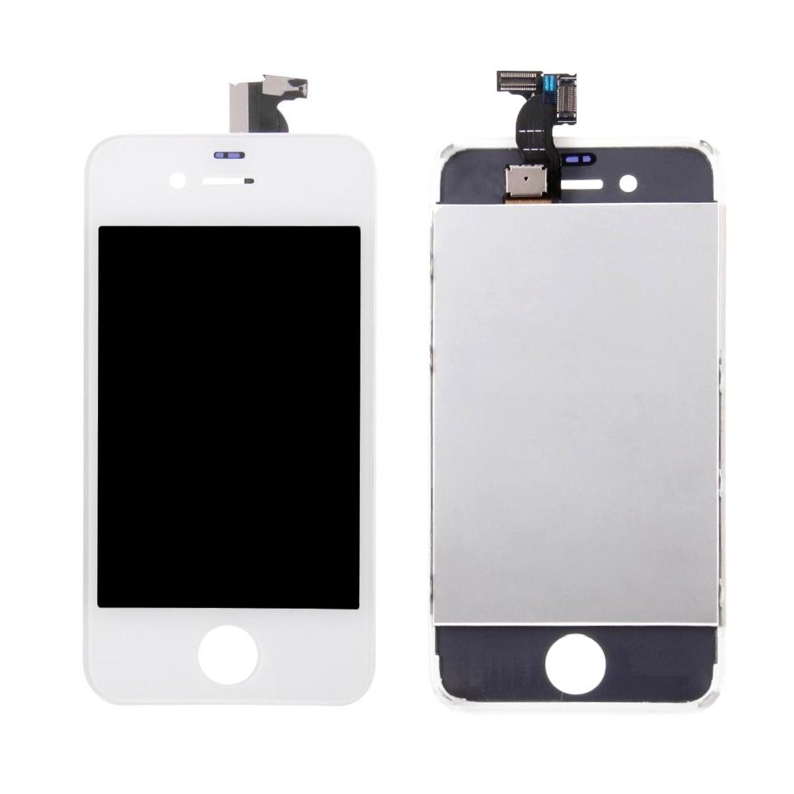 LCD with Touch Screen for Apple iPhone 4s - White by Maxbhi.com