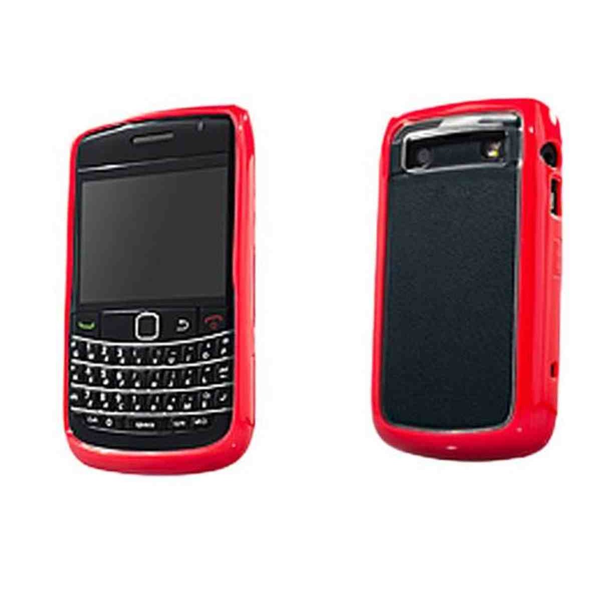 Back Case For Blackberry Bold 9780 Red - Maxbhi.com