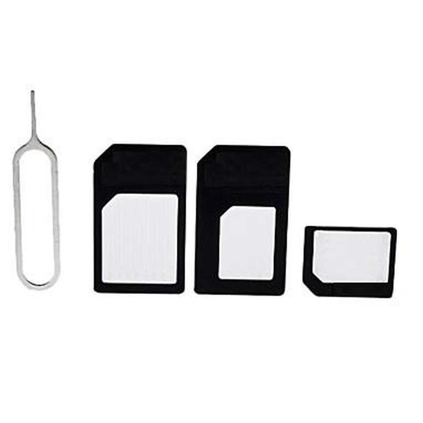 Sim Adapter For Apple iPhone 4, 4G Micro Sim to Regular Sim With ...
