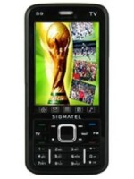 Specifications with spare part details for Sigmatel S9