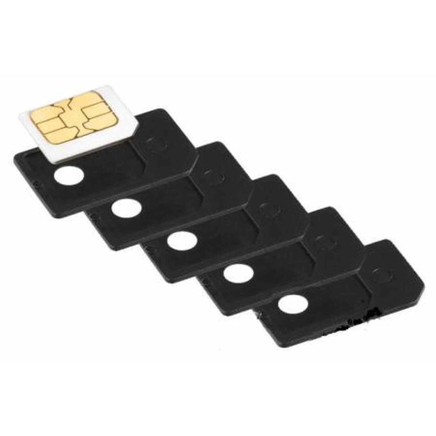 Sim Adapter For Apple iPad Micro Sim to Regular Sim 5 Pieces - Maxbhi.com