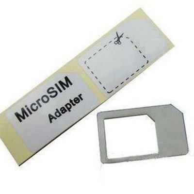Sim Adapter For Apple iPad Micro Sim to Regular Sim 10 Pieces - Maxbhi.com